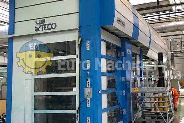 Used flexo printing machine UTECO CI Flexo press 10 colors Gearless